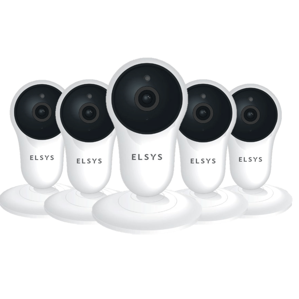 Kit 5 Câmeras Wi-Fi Fixas HD - ESC WY3 | Elsys - Elsys